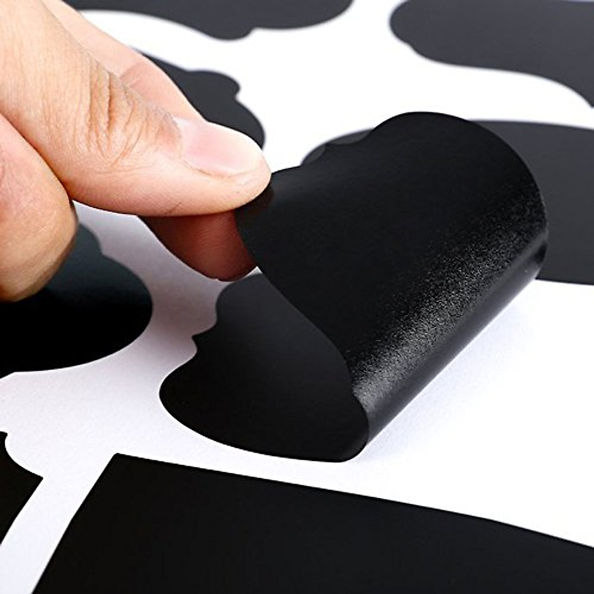 ONUPGO Chalkboard Labels - 150 Premium Reusable Chalkboard Stickers with 2 Chalk Marker to Decorate Your Pantry Storage & Office, Chalk Label Stickers for Spice Jars, Mason Jars, Spray Bottles