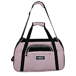 EliteField Soft Sided Pet Carrier (3 Year Warranty, Airline Approved), Multiple Sizes and Colors Available (Large: 19" L x 10" W x 13" H, Pink)