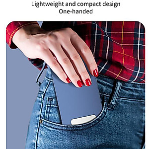 ARFUKA Cell Phone Ring Holder Finger Ring Stand 360° Rotating Foldable Aluminum Alloy Mobile Phone Holder Silver