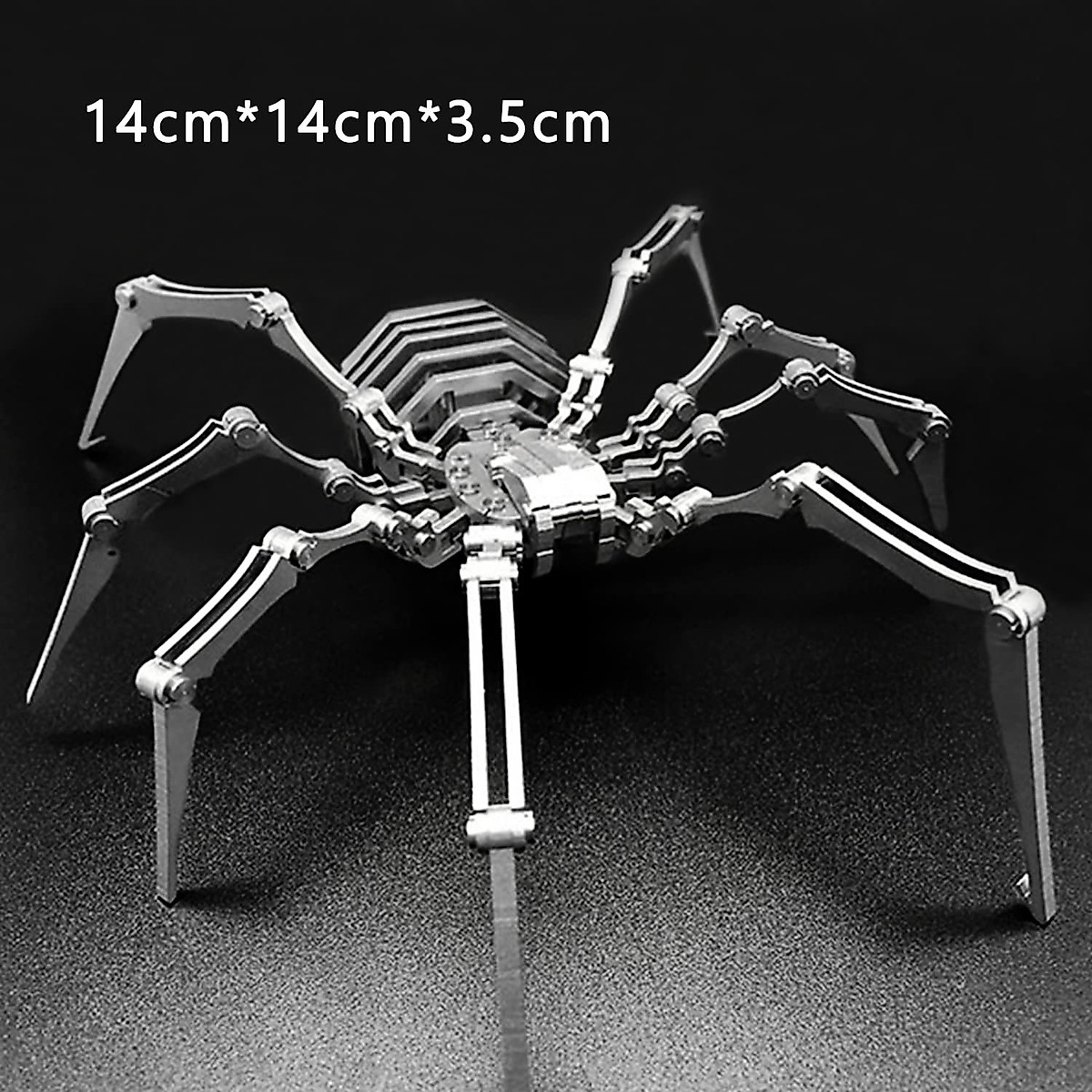 3D Metal Model Kits, Mechanical Spider King 3D Metal Puzzle,Steel Warcraft Collection DIY Animal Brain Teasers Simple 3D Puzzles Home Decor Art Craft Gifts Toys for Adult