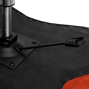 H&A Cross-Legged kneeing Chair for Office Home, Meditation Seat for Reducing Back Pain, Ergonomic Posture Corrective Seat with Height Adjustable (Orange), 26.5inch x 23.5inch