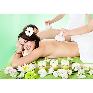 Pack of 12 Large Thai Spa Herbal Massage Compress Ball Warm Hot Therapy LUK Pra KOB 200 g.