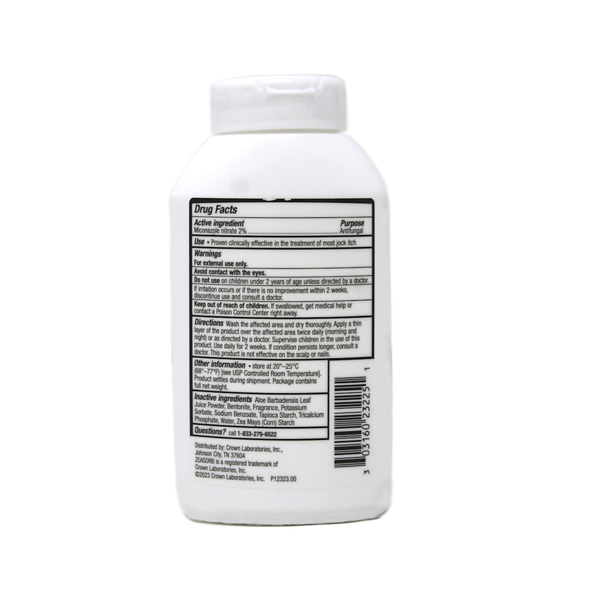 Zeasorb Antifungal Treatment Powder, Jock Itch - 2.5 oz, Pack of 6