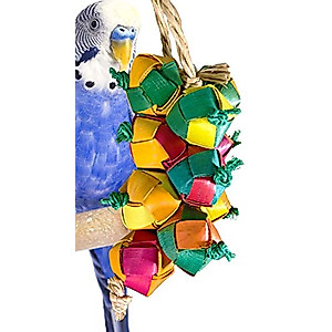 Bonka Bird Toys 03303 Tiny Grape Cluster Parrot Craft cage Cages Cockatiels Budgies parrotlets.