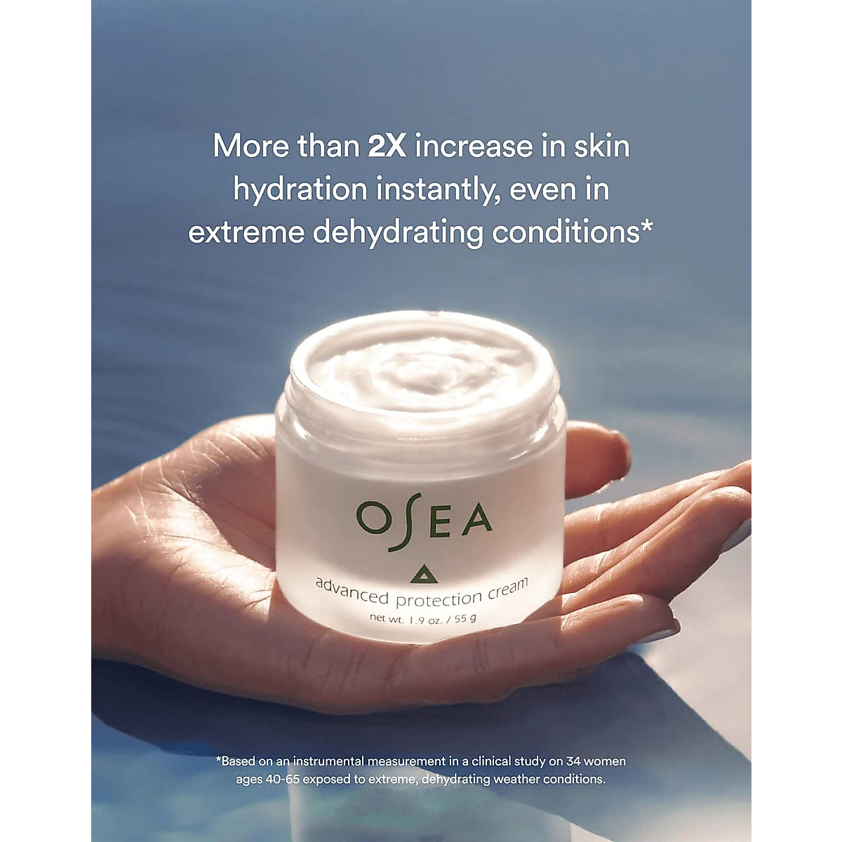 OSEA Advanced Protection Face Cream 1oz - Hydrating Face Moisturizer - Clean Beauty with Naturally Derived Bio-Retinol - Vegan & Cruelty-Free - Face Cream for Dry Skin - Seaweed Skincare
