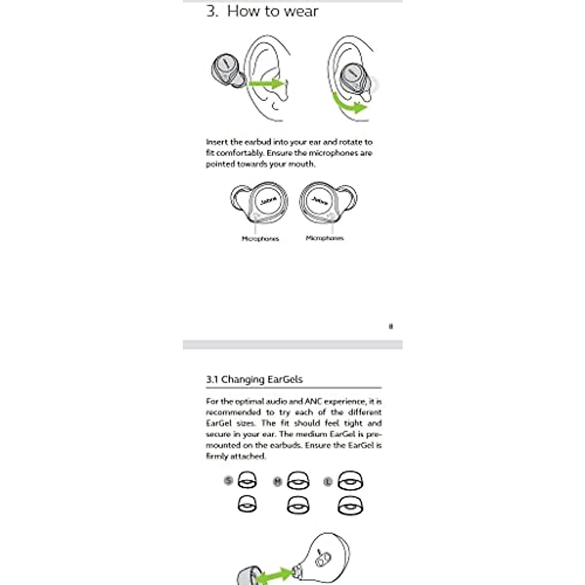 Jabra Elite Active 75t True Wireless Earbuds with Wireless Charging Enabled Case, Gray (Renewed)