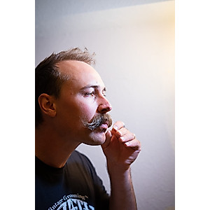 THE VINTAGE GROOMING CO. Bone Crusher Extra Firm Extra Strong Hold Mustache Wax and Death Grip Pocket Keychain Comb Set