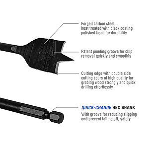 WORKPRO 13-Piece Spade Drill Bit Set & WORKPRO 10-Piece Pro Spade Drill Bit Set
