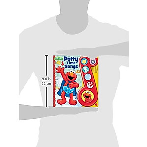 Sesame Street - Elmo Potty time Songs Little Music Note Sound Book - PI Kids