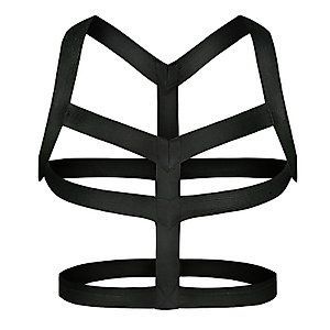 YOOBNG Man Harness Belt Body Chest Elastic Halter Nylon Shoulder Strap Club Wear Costume …