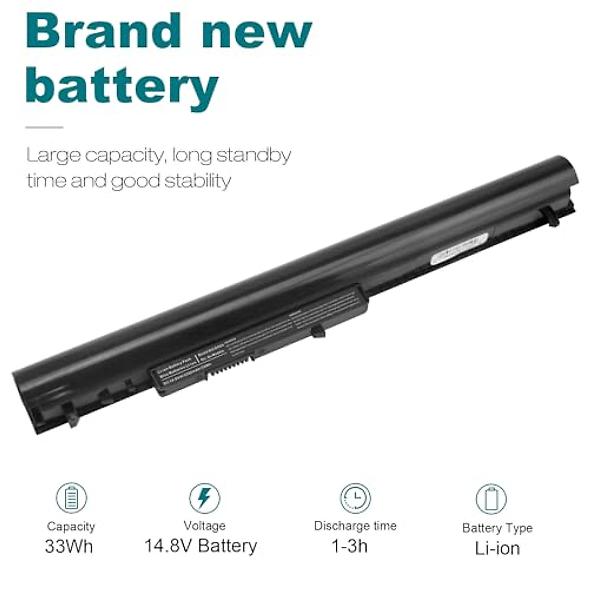 TREE.NB New Spare 746641-001 Laptop Battery for HP OA03 OA04 740715-001 746458-421 751906-541 15-R132WM -1 Year Warranty