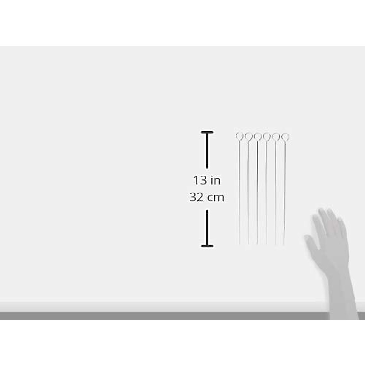 Norpro Stainless Steel 12-Inch Skewers, Set of 6