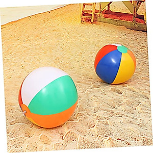 Alasum 6 Pcs Beach Toys Beach Toys for Toddlers Mini Inflatable Pool Inflatable Beach Balls Beach Balls for Party Balls for Swimming Pool Water Toy Ball with The Ball Pool Ball 38c