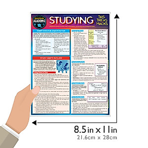 Studying Tips, Tricks & Hacks QuickStudy Laminated Reference Guide (QuickStudy Academic)
