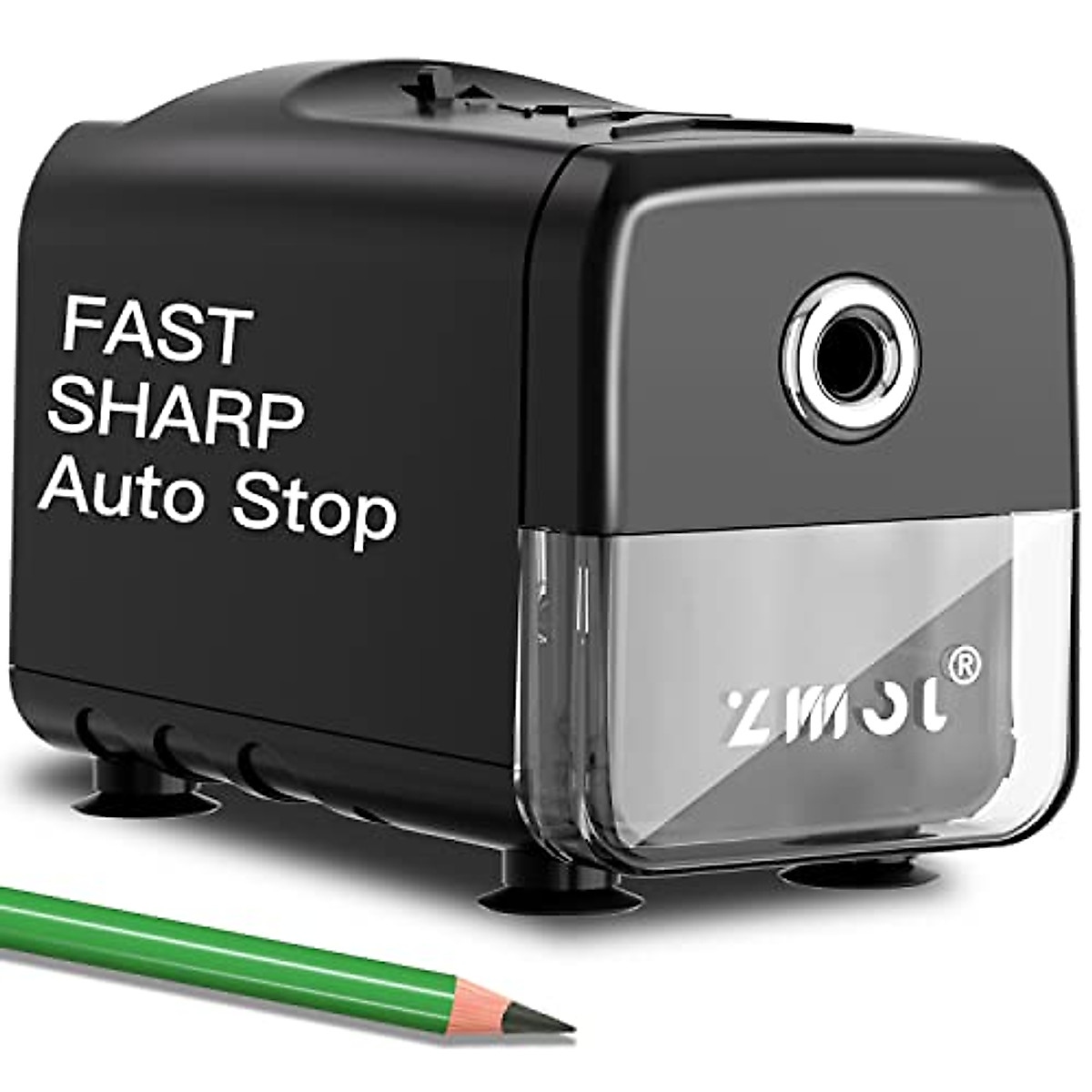 Zmol Electric Pencil Sharpeners,Heavy Duty Classroom Pencil Sharpeners for Colored Pencil,Auto Stop/ 3 Modes to Choose/Super Sharp&Fast/Safe to Kids Automatic Sharpener
