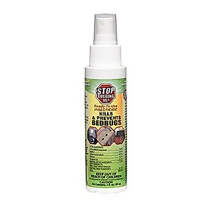 Stop Bugging Me All-Natural Non-Toxic Bed Bug Killer and Repellent, 3 oz. Non-Aerosol Fingertip Travel Spray