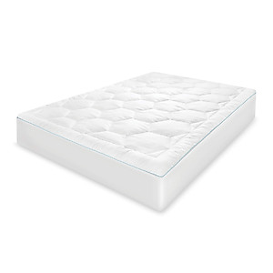 SensorPEDIC CoolFusion Mattress pad, Full, White