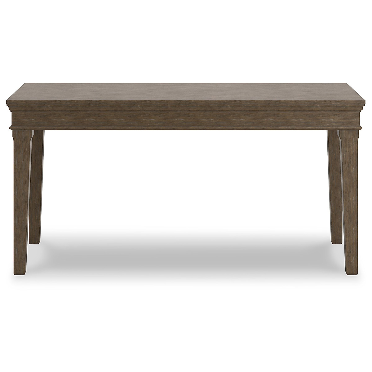 Ashley Furniture Signature Design by Ashley Janismore Traditional Home Office 63 inch Desk in Weathered Gray