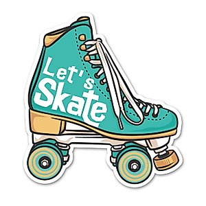 Roller Skating Party Invitations with Envelopes, 20 Set Skate Shaped Invitations Birthday Baby Shower Party Invites Supplies Favors, Double-Sided
