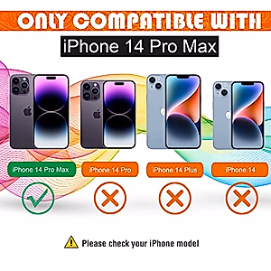 VirgoCCY for iPhone 14 Pro Max Case, Compatible with MagSafe, Full Protection Magnetic Glitter Case, Luxurly Cute Plated Bling Sparkly Phone Cases for iPhone 14 Pro Max for Women Girls, Purple