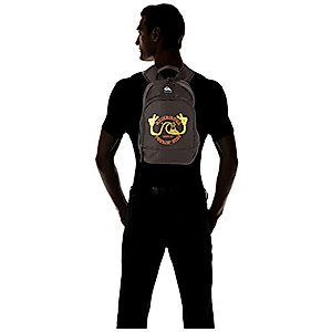 Quiksilver Boys' Chompine Everyday Backpack, Black/RED, 1SZ