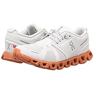 On Cloud 5 Womens (Frost/Canyon, us_Footwear_Size_System, Adult, Women, Numeric, Medium, Numeric_6_Point_5)