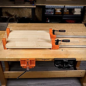 Jorgensen 48-inch Bar Clamps, 90°Cabinet Master Parallel Jaw Bar Clamp Set, 2-pack