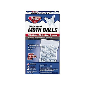 Enoz Made in The USA Old Fashioned Moth Balls - 1 Pound
