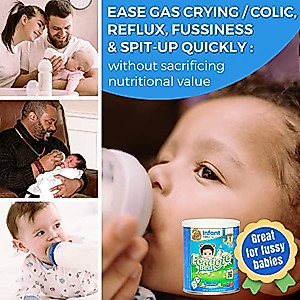 Foodgie Bear: Clinically Developed for Healthy Babies. Easy Mix Formula for Those who Need Gentle Ingredients that will Relieve Colic, Spit-up, and Gas. You’ll See Results in 24 hrs! If You Use Enfamil Gentlease, Soy formula, Nutramigin or Similac, Try Th