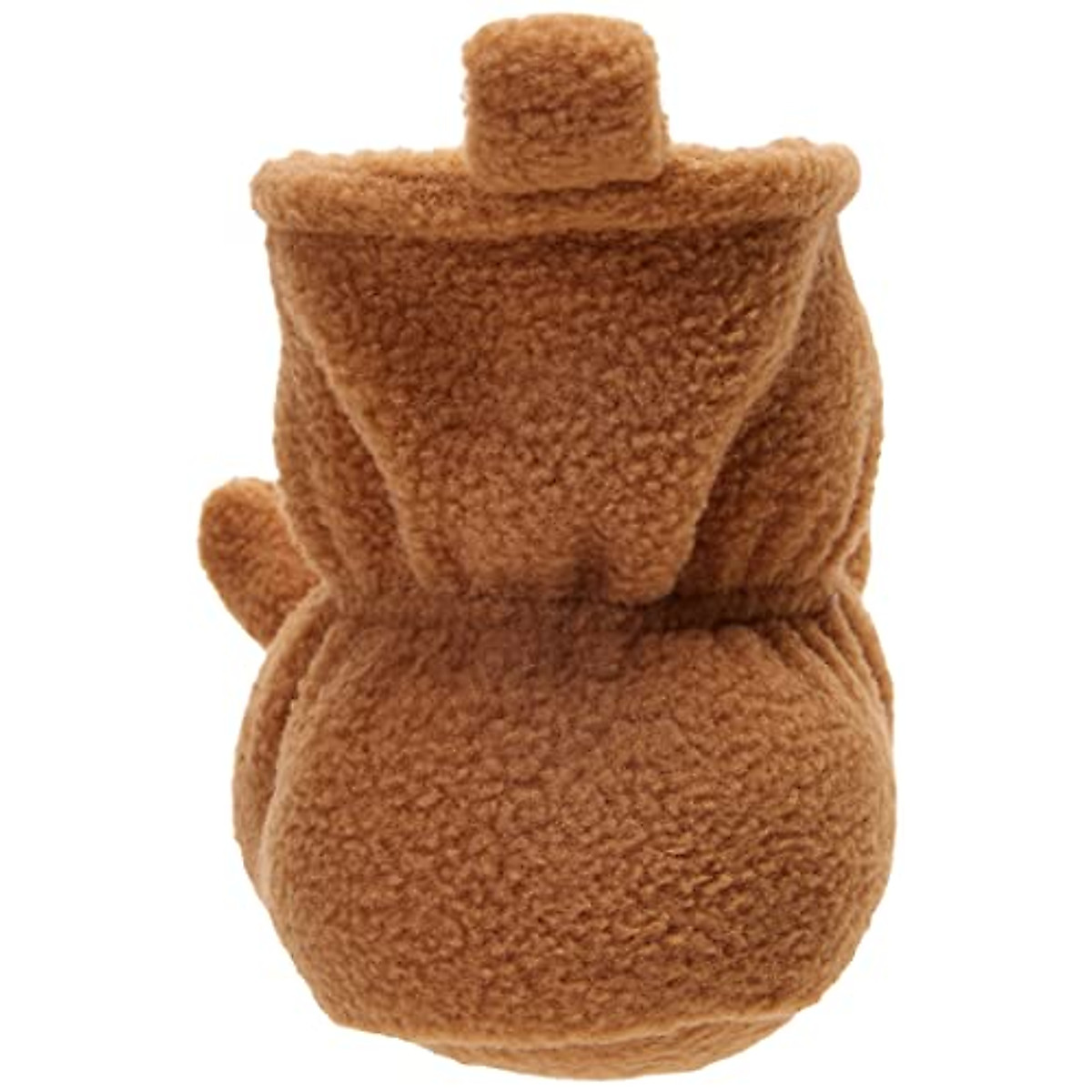 Hudson Baby unisex child Baby Cozy Fleece Booties With Non Skid Bottom, Girl Reindeer Casual Sock, Girl Reindeer, 18-24 Months Toddler US