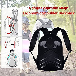 15 Inch Cute Cartoon Backpack 3D Anime Lightweight Daypack Bookbag Travel Computer Bag L2