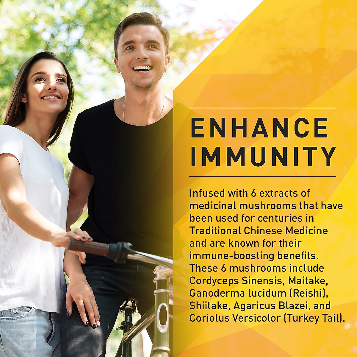 Enerhealth Botanicals Cocoa Mojo – Certified Organic Hot Chocolate Peruvian Cocoa Mix, Sweetened with Low Glycemic Coconut Palm Sugar and Infused with 6 Mushroom Extracts to Boost Immunity – 12 oz