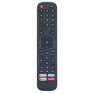 ERF2K60H Replace Voice Remote Control Compatible with Hisense 4K Smart TV 40H56G 50Q7G 55Q7G 65Q7G 75Q7G 50Q8G 55Q8G 65Q8G 75Q8G 50H8G 55H8G 65H8G 75H8G 55H9G 65H9G 55Q9G 65Q9G 32H5500F 32H5520F