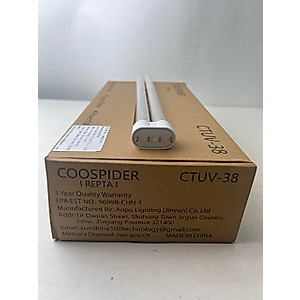 coospider-repta 38W UV Sanitizer Light, Portable Ultraviolet Light with 3-Gear Timer and Remote Control, 110V UV Light, 99.99% UVC Cleaning Lamp for Home, Office, Hotel, School