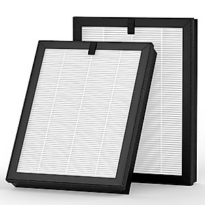 2 Pack ClearAir-A5 Replacement Filter Compatible with VEWIOR ClearAir-A5 Air Purifier, 3-in-1 High-efficiency H13 True HEPA Air Cleaner Filter