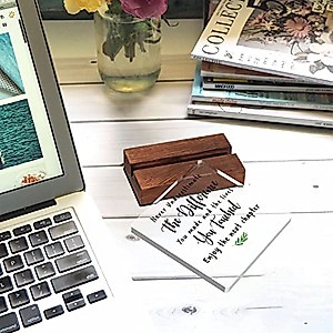 Coworker Gifts For Women Men Retirement Gifts New Joy Going Away Gift Leaving Gifts For Coworker Boss Leader Colleague Friends -Clear Desk Decorative Sign for Home Office