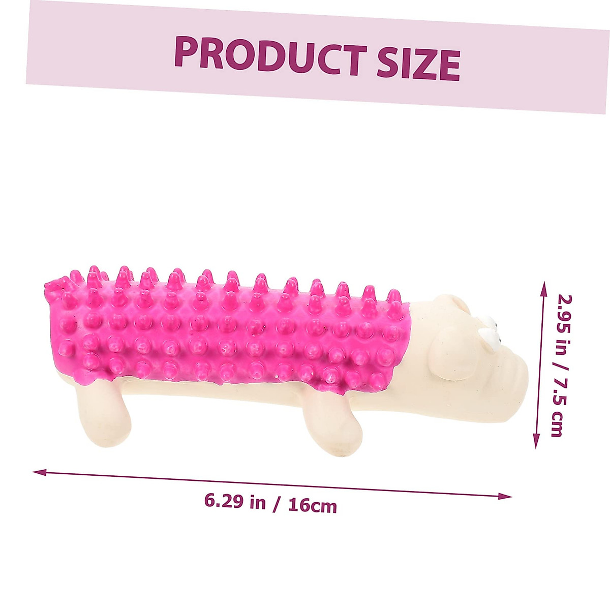 Milisten Pet Latex Toys Dog Molar Plaything Dog Chew Plaything Dog Squeaky Toy Latex Pet Toy Vocalizing Dental Care Toy Interactive Puppy Toy Dog Molar Toy Puppy Chew Toy Dog Supply