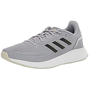 adidas Women's Runfalcon 2.0 Running Shoe, Halo Silver/Black/Linen Green, 8