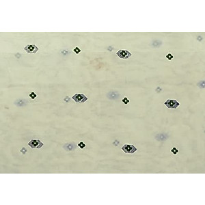 Peegli Cream Vintage Saree Floral Printed Dress Material Georgette Recycled Fabric Sari