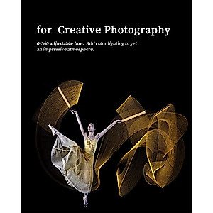 MUZAGATA LED Light Wand Photography 1200 Lux, 2500K-9900K RGB Tube Light CRI＞95, Handheld Photography Light Bar Built in 5200mAh Battery with OLED Display, Light Painting Photography Tools