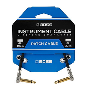 BOSS Stage and Studio Patch Cable, 4 Inches (BPC-4)