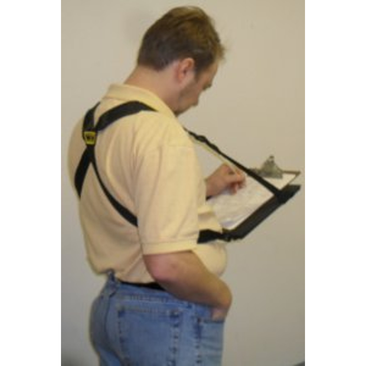 Connect A Desk: Hands-Free Mobile Laptop Desk Harness