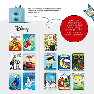 Toniebox Audio Player Starter Set with Playtime Puppy - Listen, Learn, and Play with One Huggable Little Box - Light Blue