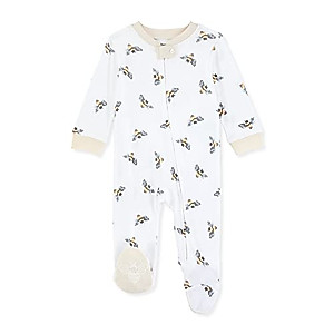 Burt's Bees Baby Unisex Baby Adult 2-Piece Mommy Matching Pajamas, 100% Organic Cotton, Golden Bee