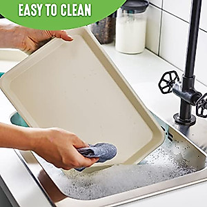 GreenLife Bakeware Healthy Ceramic Nonstick 18.5" x 13.5" Half Cookie Sheet Baking Pan, PFAS-Free, Turquoise