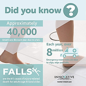 Trip Guard - Clear Anti Slip - Non Skid - Safety Tile and Floor Treatment - Multi-Surface Textured Coating for Stairs, Floors, Walkways & Concrete - Use on Any Slippery Surface Except Wood