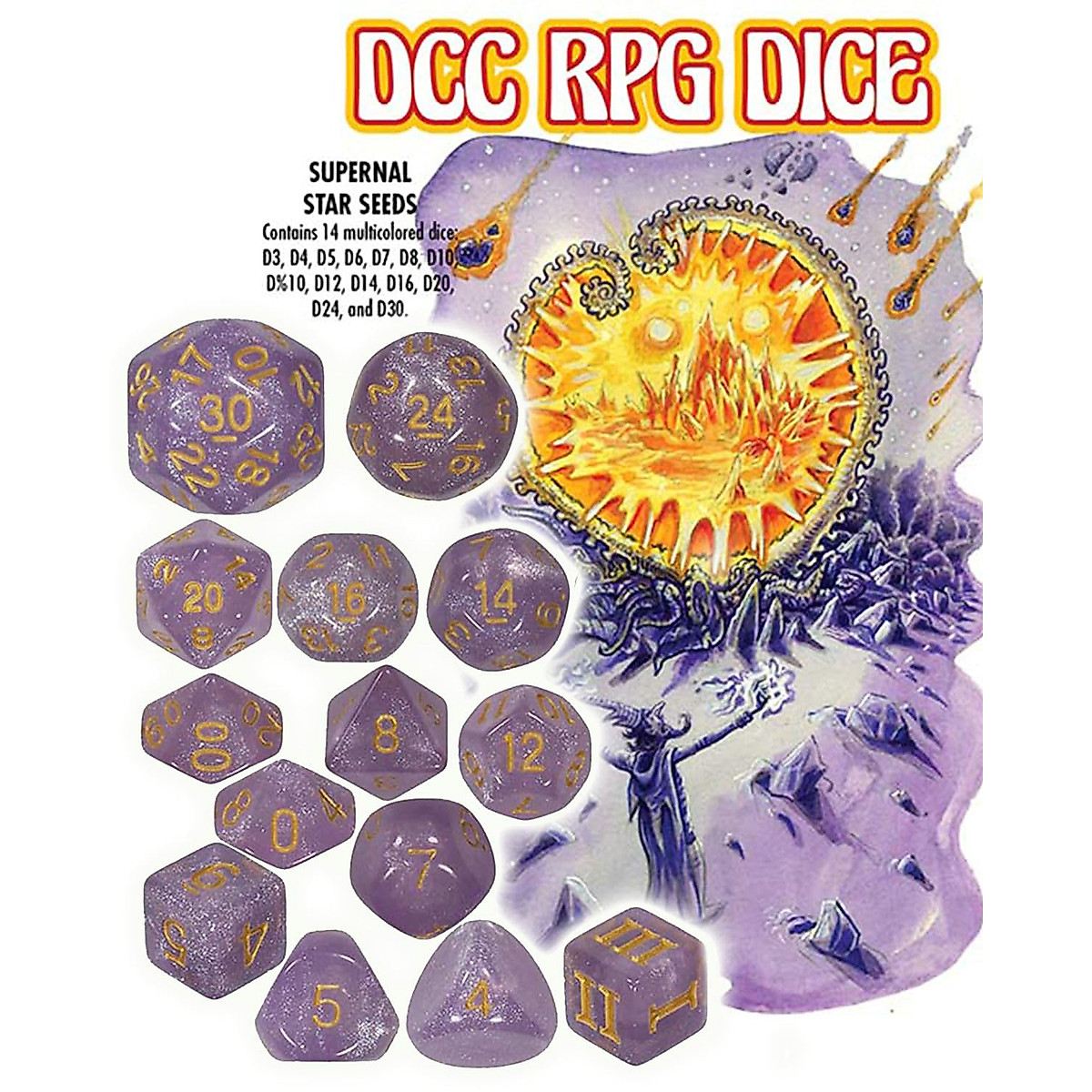 DCC Dice - Supernal Star Seeds
