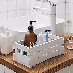 AOJEZOR Bathroom Storage Cabinet,with Toilet Paper Basket Set of 2 Great for Bathroom Storage,Narrow Bathroom Cabinet Waterproof Great for Small Spaces,Toilet Tank Basket Fit for Toilet Paper Storage
