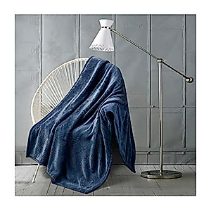 Monte & Jardin Luxury Collection Ultra Plush, Cozy, & Soft Throw, Heavy Weight for Extra Warmth 60 X 70in {Blue}