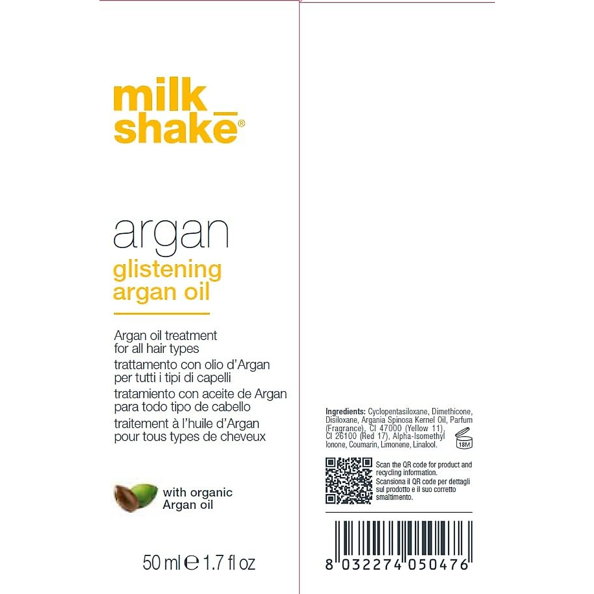 milk_shake Glistening Argan Oil 1.7oz